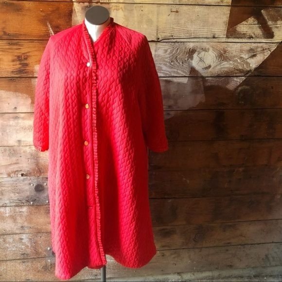 Vintage | Intimates & Sleepwear | Vintage 96s Rhapsody Quilted Pink ...